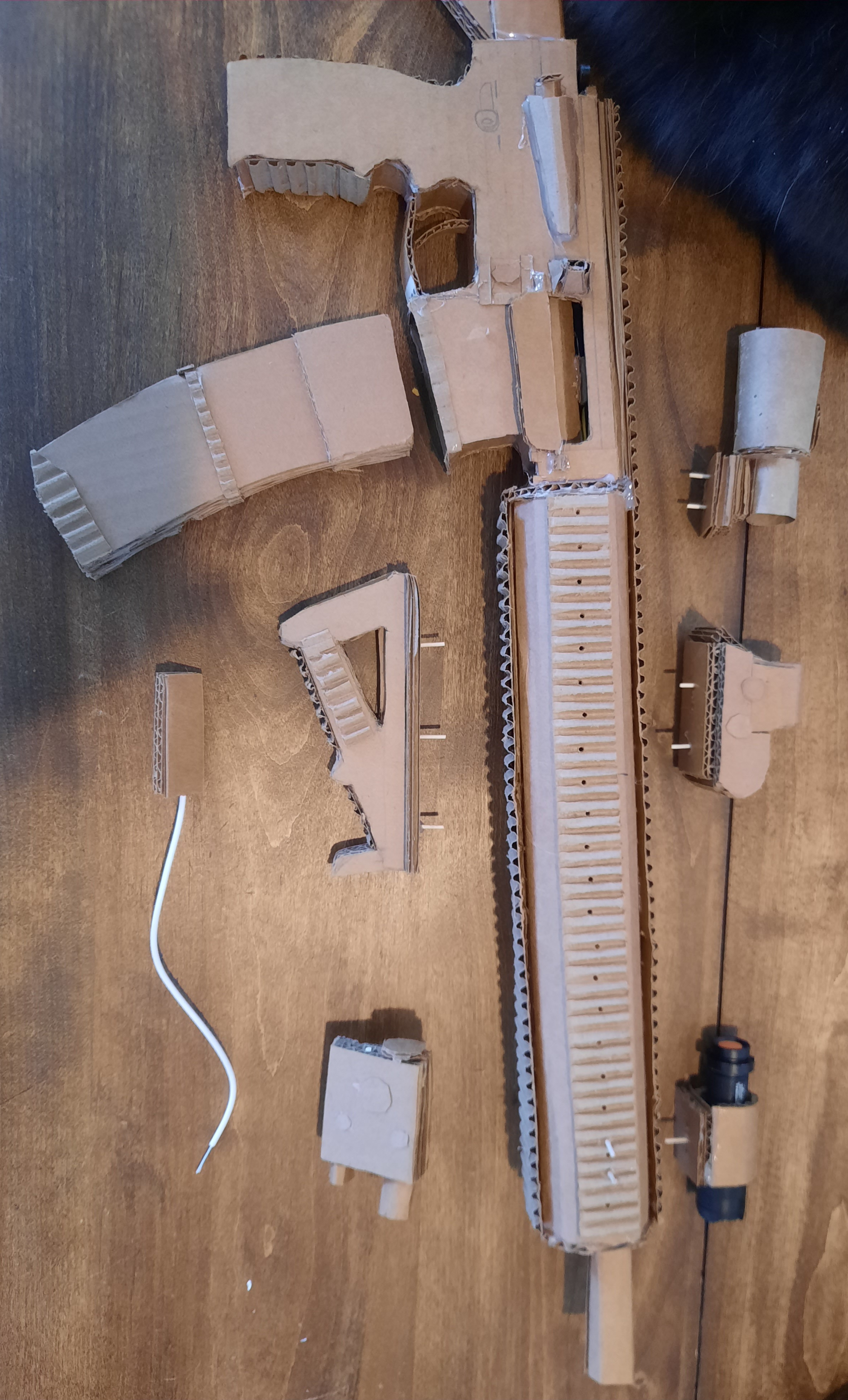 Cardboard AR-15 – The Costume Kid