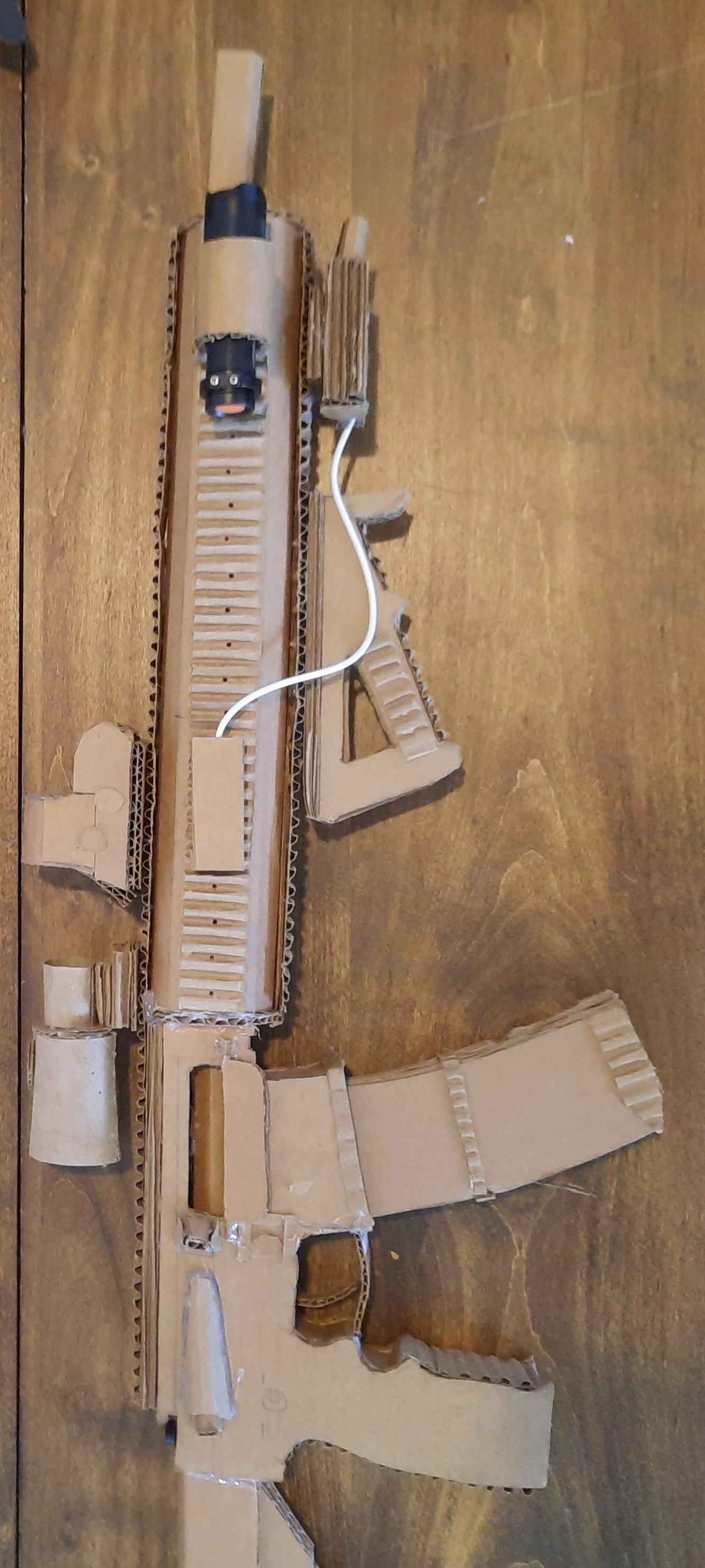 Cardboard AR-15 – The Costume Kid